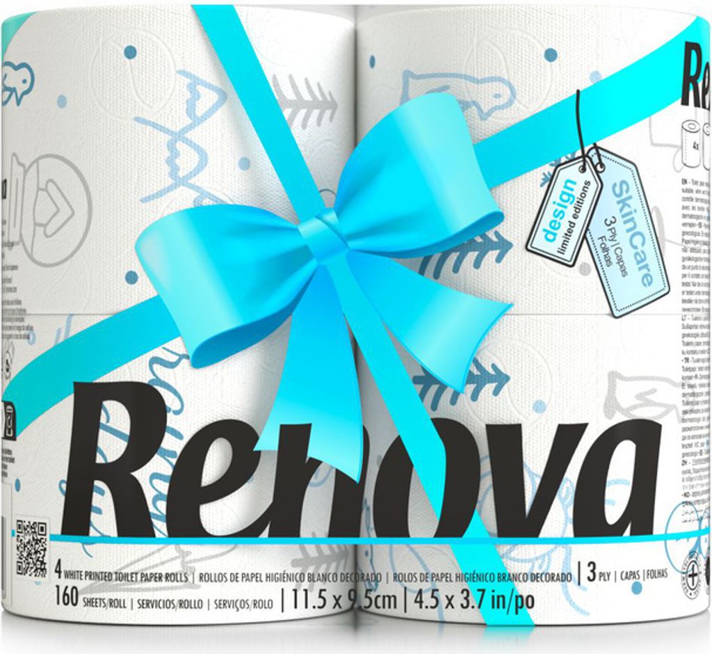 RENOVA Design Xmas 3 lagig 4 Rollen Skin Care | Kaufland.de