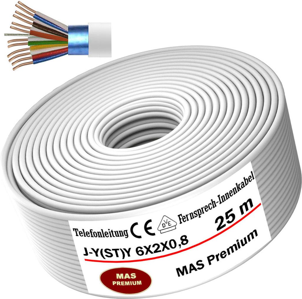 25m J-Y(ST) Y 6X2X0,8 Telefonleitung | Kaufland.de