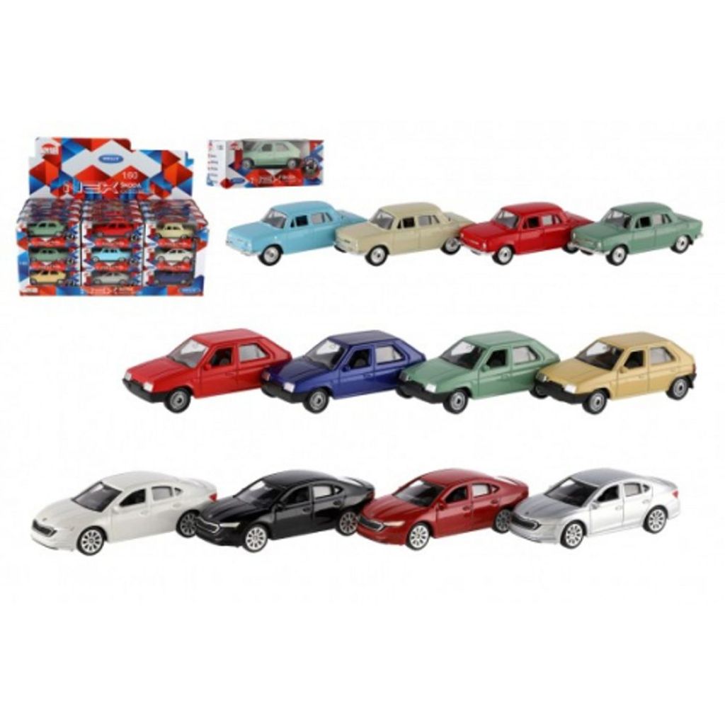 Auto Welly Škoda 1:60 kov/plast 7cm mix druhů | Kaufland.cz