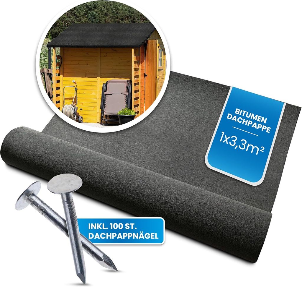 Bitumen Dachpappe schwarz Bitumenbahn zur | Kaufland.de