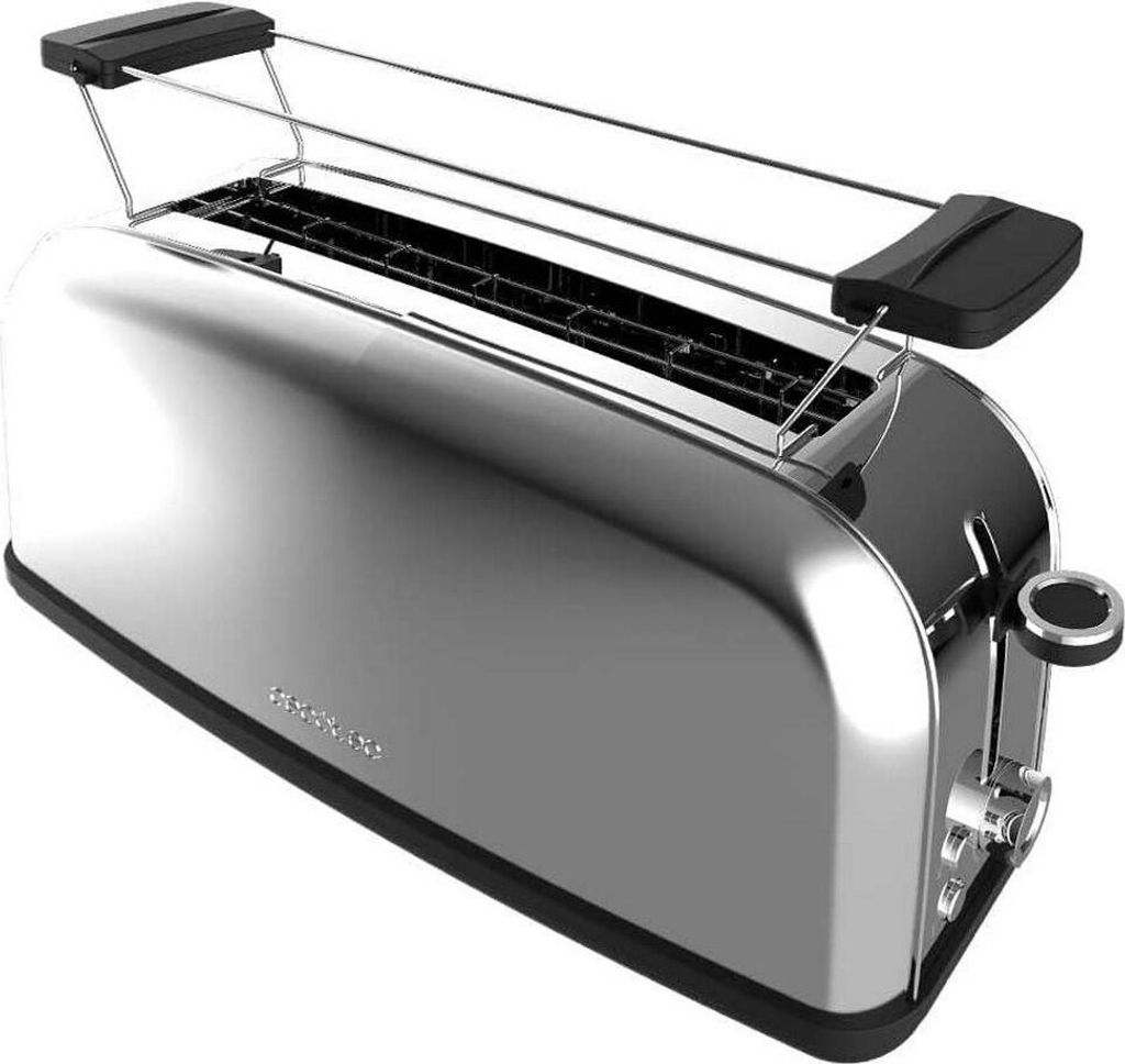 Cecotec Toastin´ Time 850 Inox Long Toaster Silber One Size