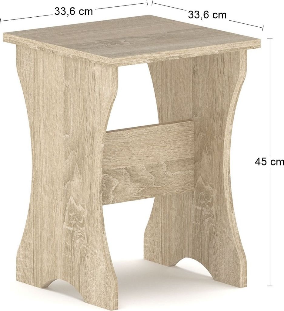 NABBI Taburetka (2 ks) Novi S - dub sonoma | Kaufland.sk