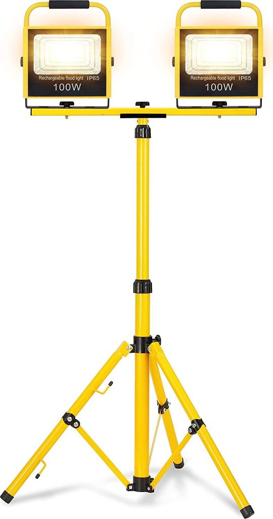 UISEBRT 2x100W LED Baustrahler Akku Warmweiß | Kaufland.de