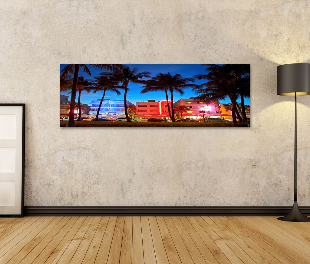 Bild auf Leinwand Miami Beach Florida Hotels | Kaufland.de