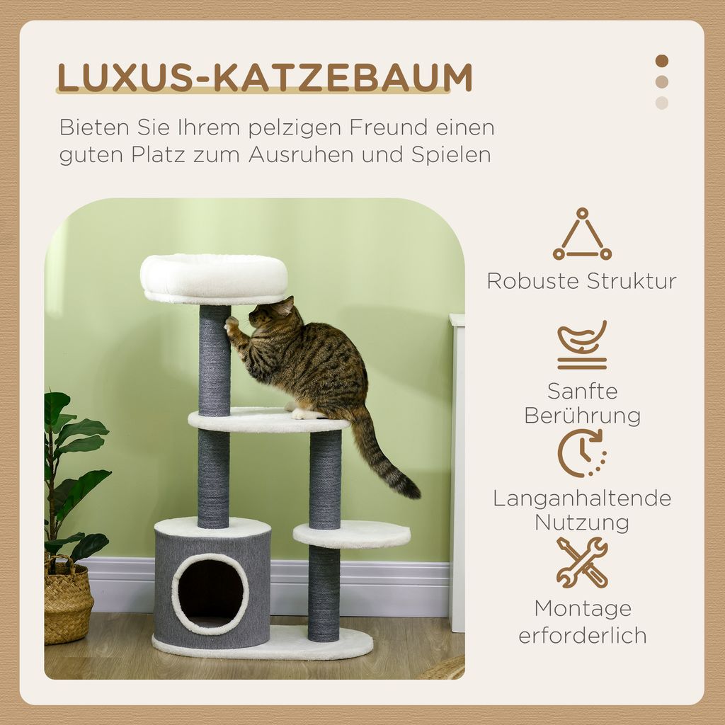 PawHut Cat Tree Strom pro kočky 98 cm, | Kaufland.cz