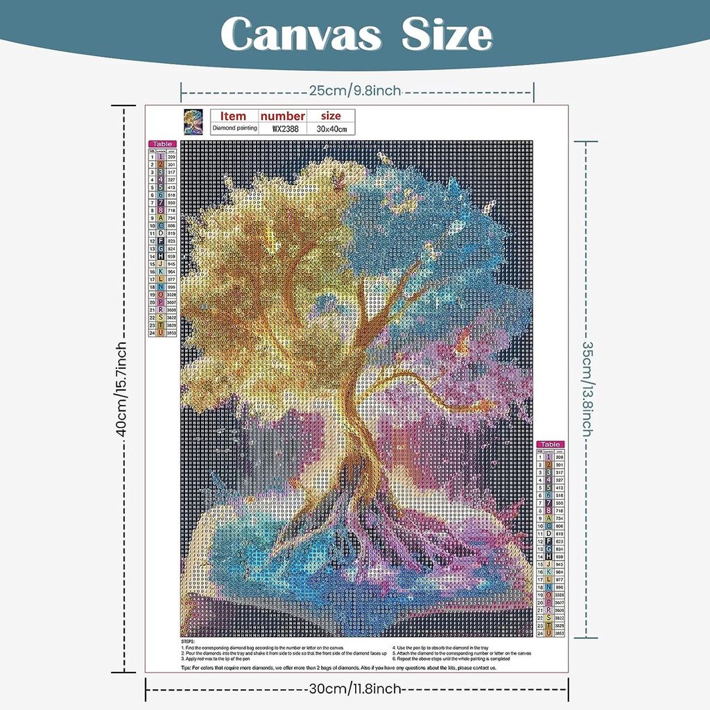 Diamantová malba Magic Tree Diamantové obrazy | Kaufland.cz