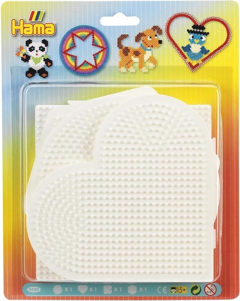 Kolíkové platne Hama "Circle Heart Square | Kaufland.sk