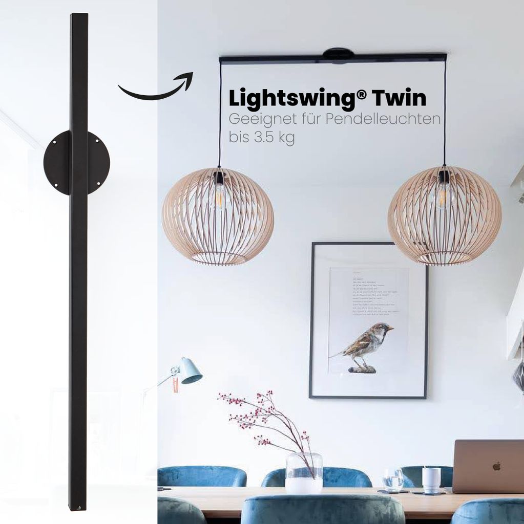 Lightswing® Twin Mattschwarz 110 cm - Für | Kaufland.de
