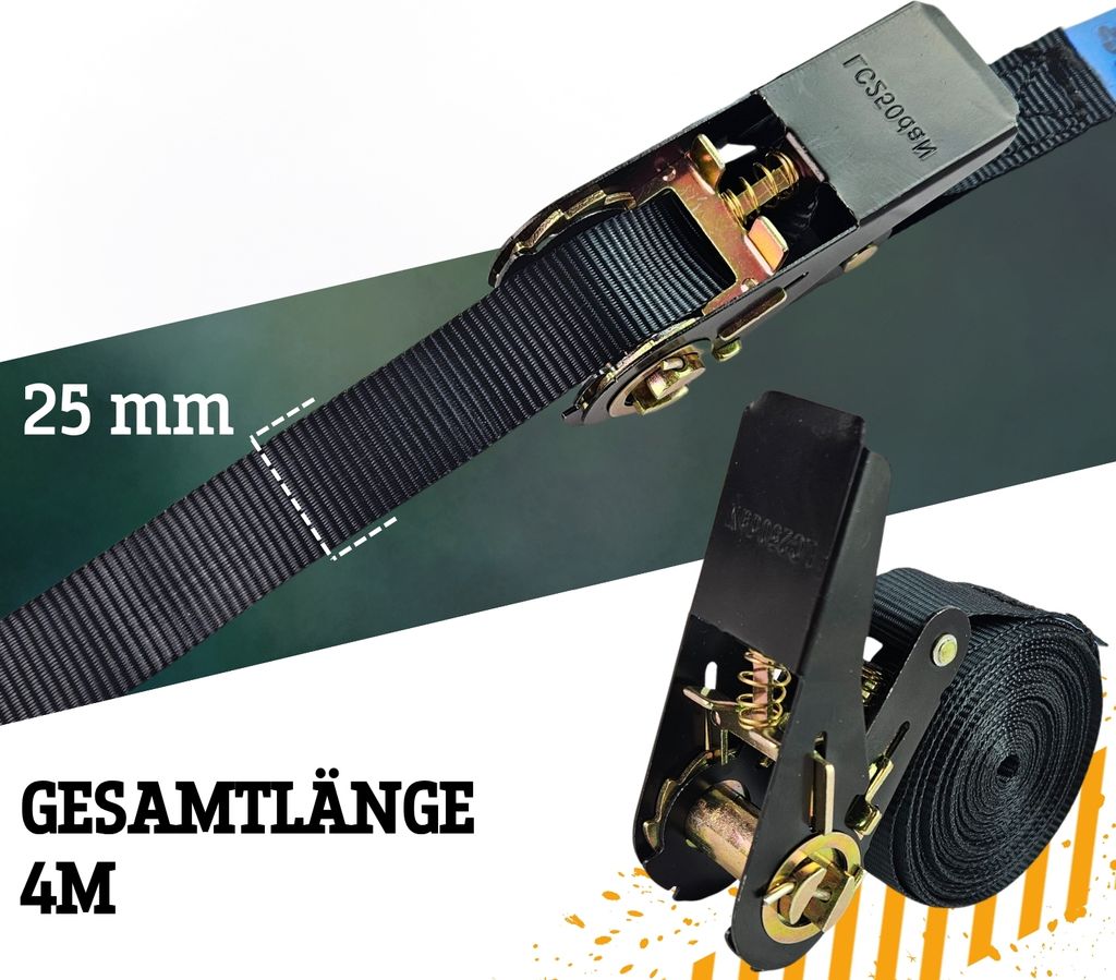 Spanngurt einteilig 4m - 6m lang 25mm breit | Kaufland.de