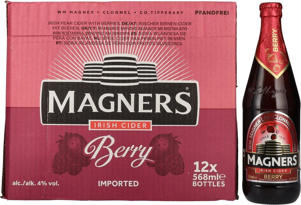 Magners Irish Cider BERRY 4% Vol. 12x0,568l Whisky