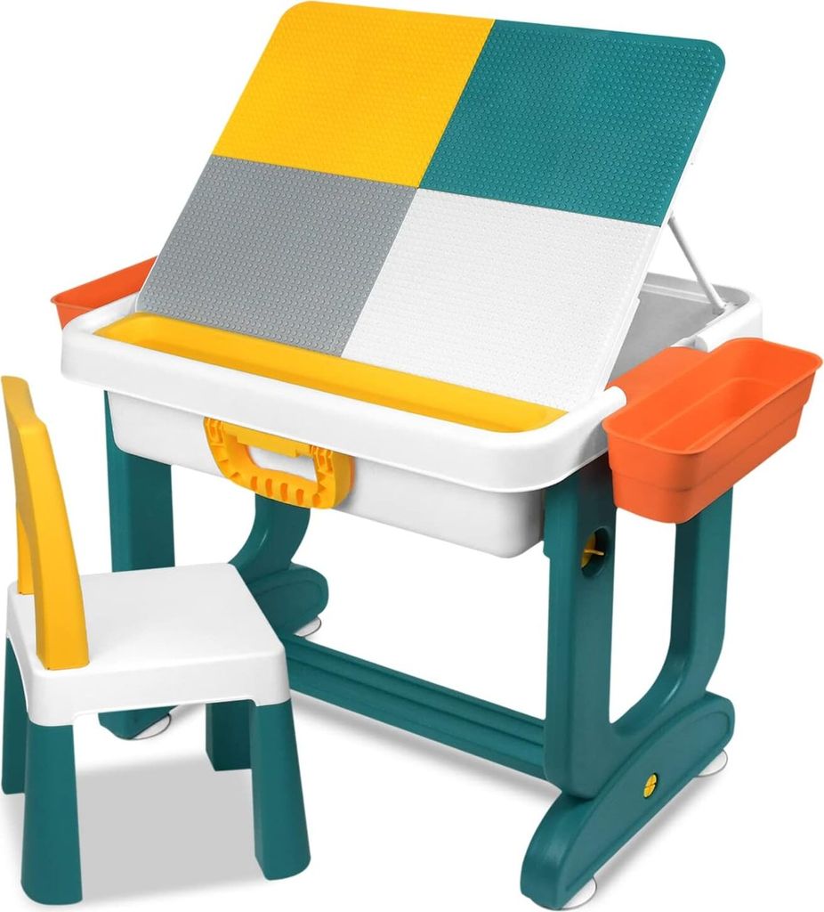 Detský stôl so stoličkami Set hrací stôl pre deti od 3