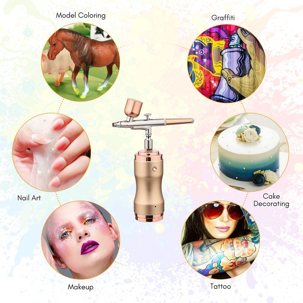 Tragbares Airbrush-Kit mit Kompressor, | Kaufland.de