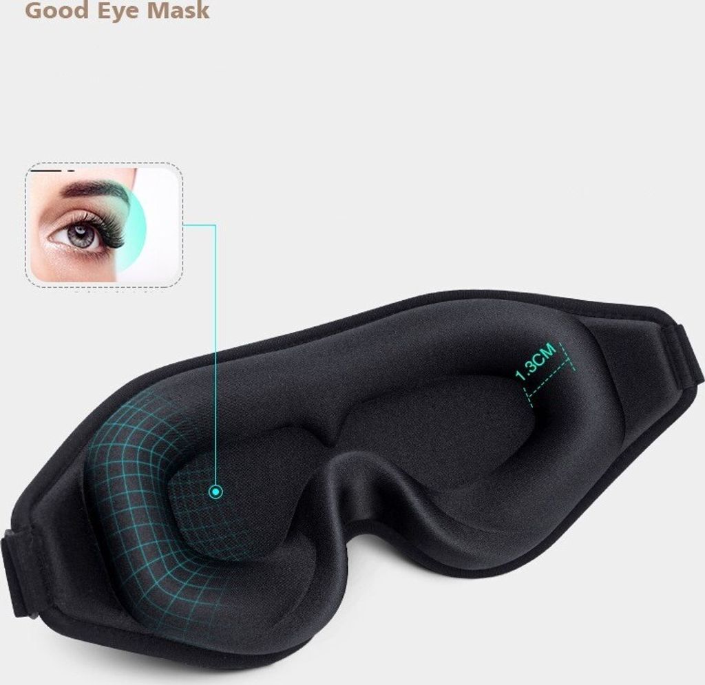 INF Měkká 3D maska na spaní maska na oči pro | Kaufland.cz