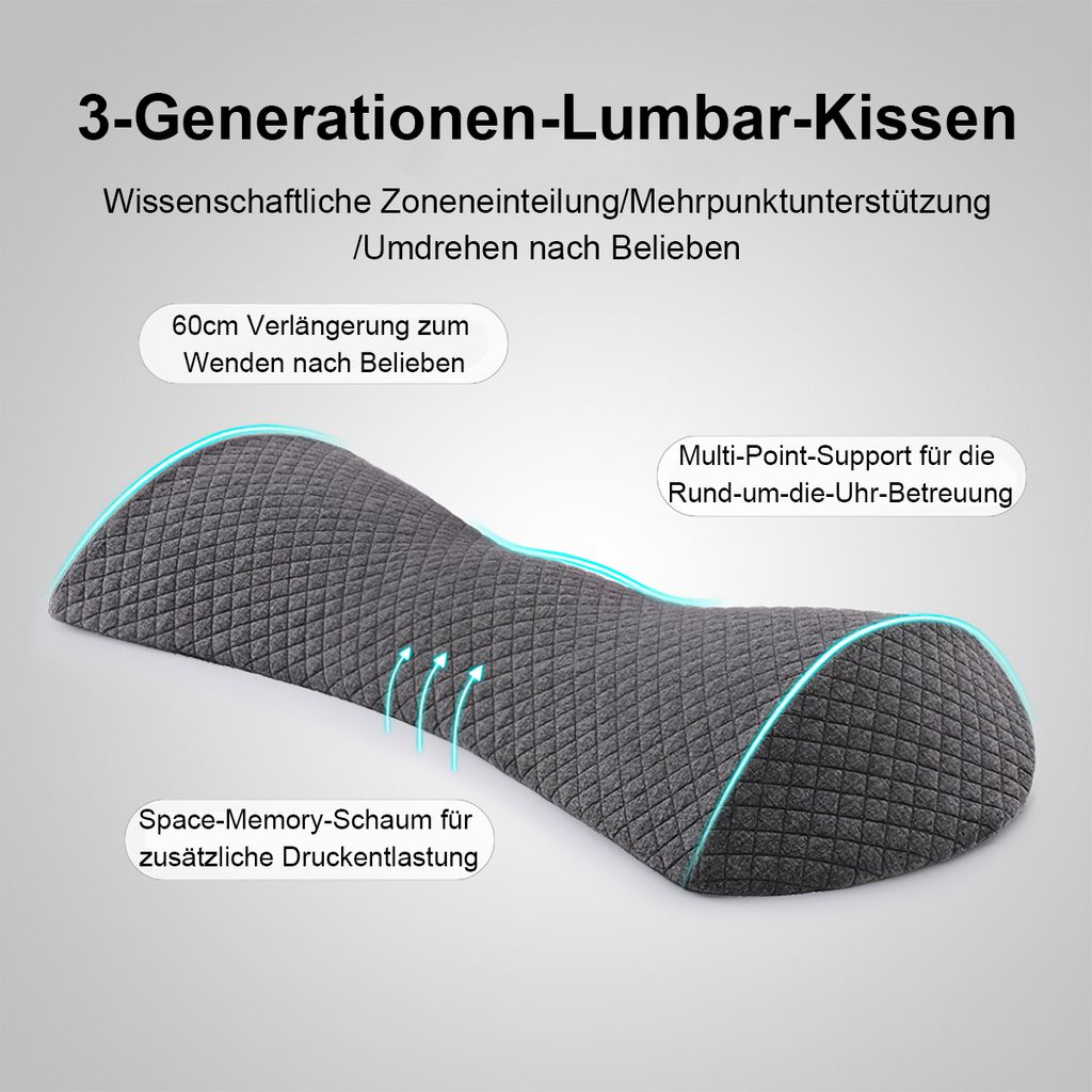 Stützkissen Lumbalkissen, Memory Foam | Kaufland.de