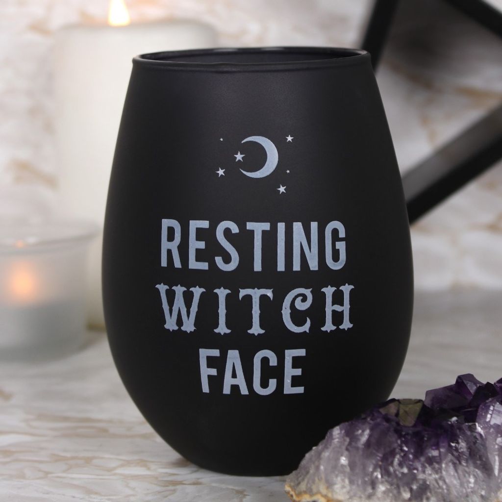 Weinglass mit Aufdruck "Resting Witch Face" - | Kaufland.de