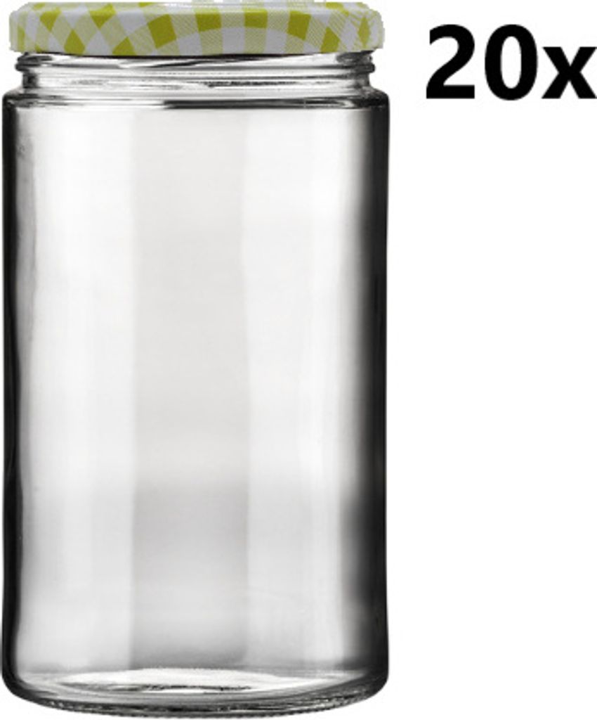 Zavařovací sklenice 720 ml ELEGANT čirá 20 ks | Kaufland.cz