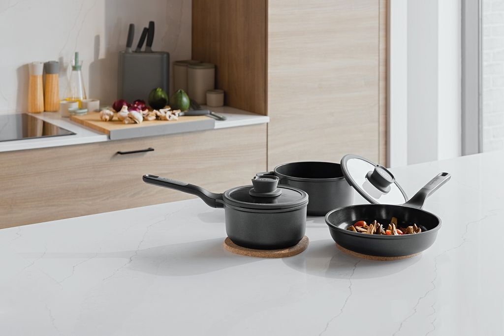 BergHOFF 5 tlgs Anitihaft-Kochtopfset Stone+ | Kaufland.de