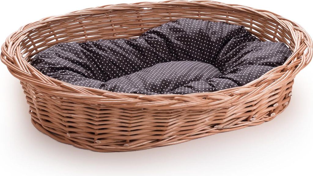 Cesto di vimini per cani, gatti e altri animali, morbido,