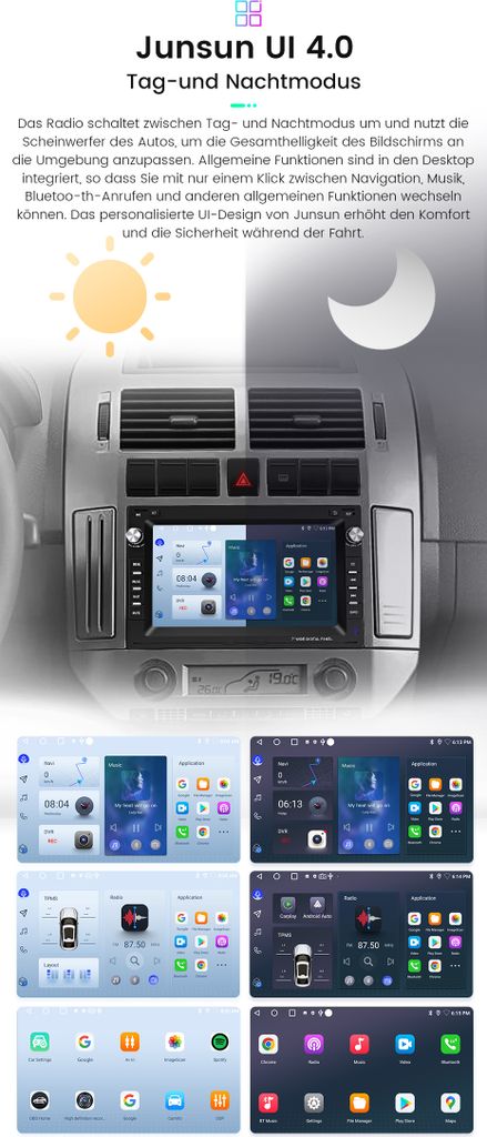 6 128g Carplay Für Vw Polo 9n Golf Jetta Mk4 Kaufland De