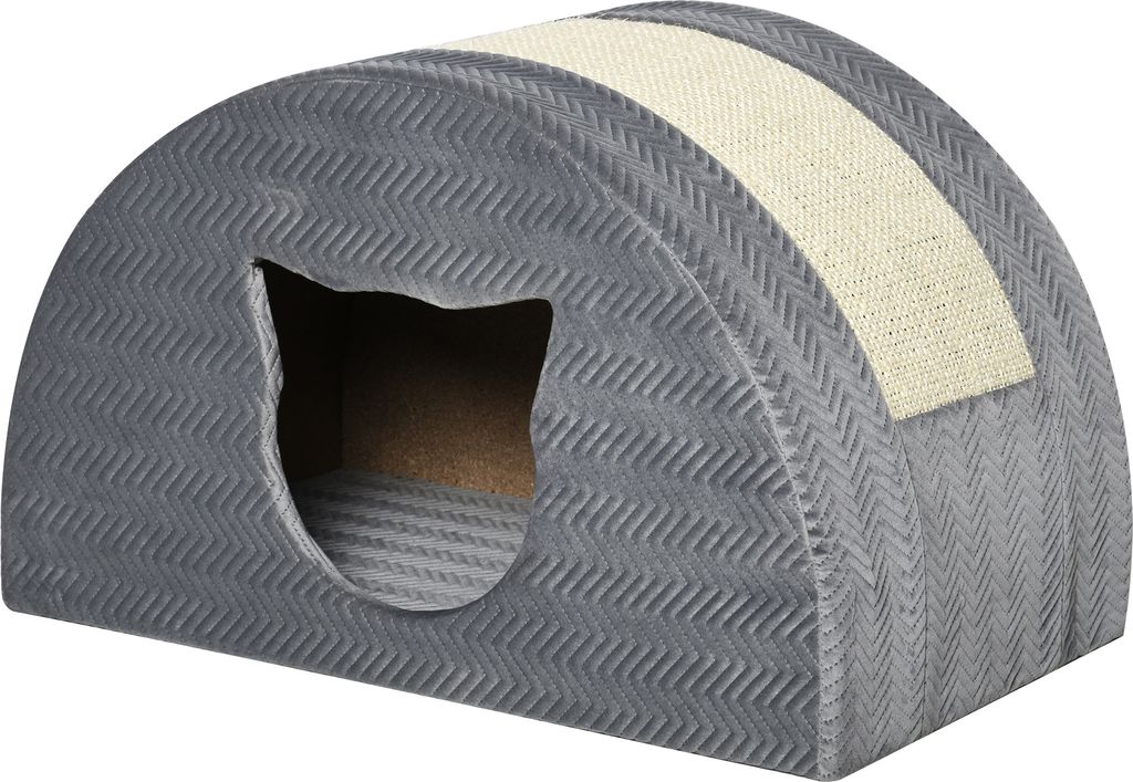 PawHut Cat Den with Scratching Board Cat Bed | Kaufland.cz