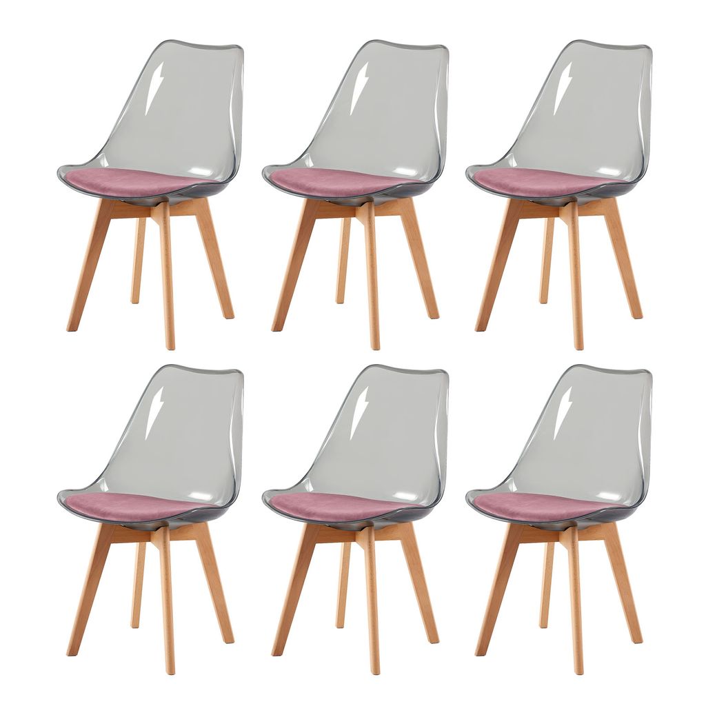 Schöne Esszimmerstühle 6er Set Holz Ebenbild
