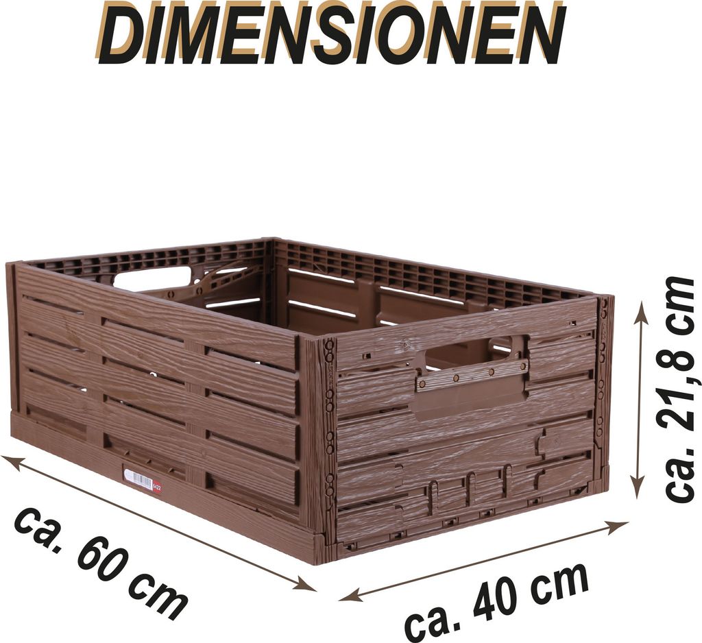 Robustný skladací box v drevenom vzhľade 60 x | Kaufland.sk