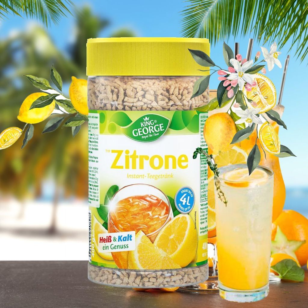KING GEORGE Instant Tee Zitrone 12 x 400g | Kaufland.de