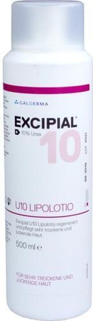 Excipial U 10 Lipolotio 500 ml Telové mlieka