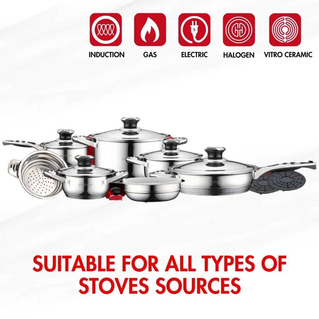 Cheffinger Cf-1600S: 16-teiliges Pfannenset | Kaufland.de