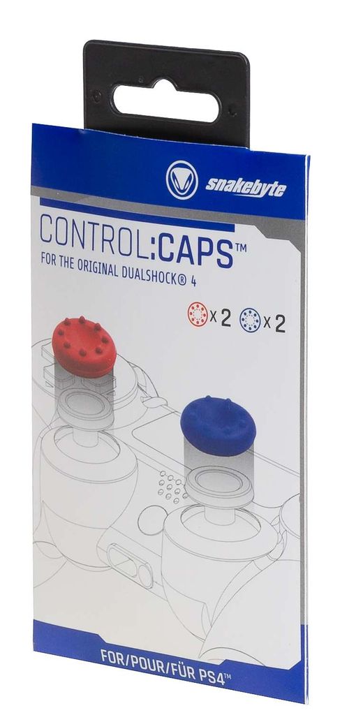 snakebyte PS4 Control:Caps Pack (blue/red) | Kaufland.de