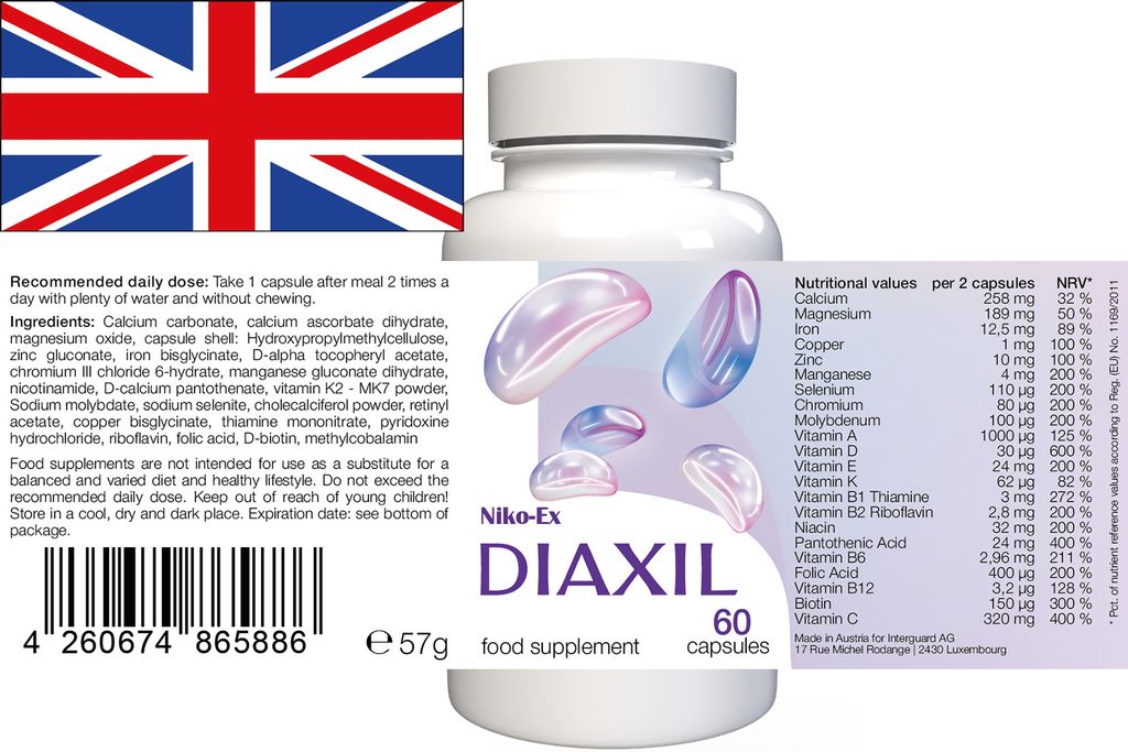 Diaxil - 300 Kapseln (5 x 60 Kapseln) - 5er | Kaufland.de