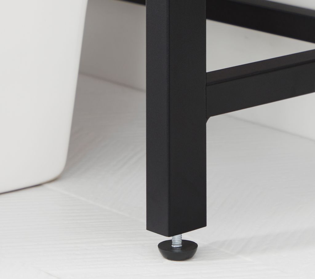 Regál k toaletě Atien, hnědá / černá | Kaufland.cz