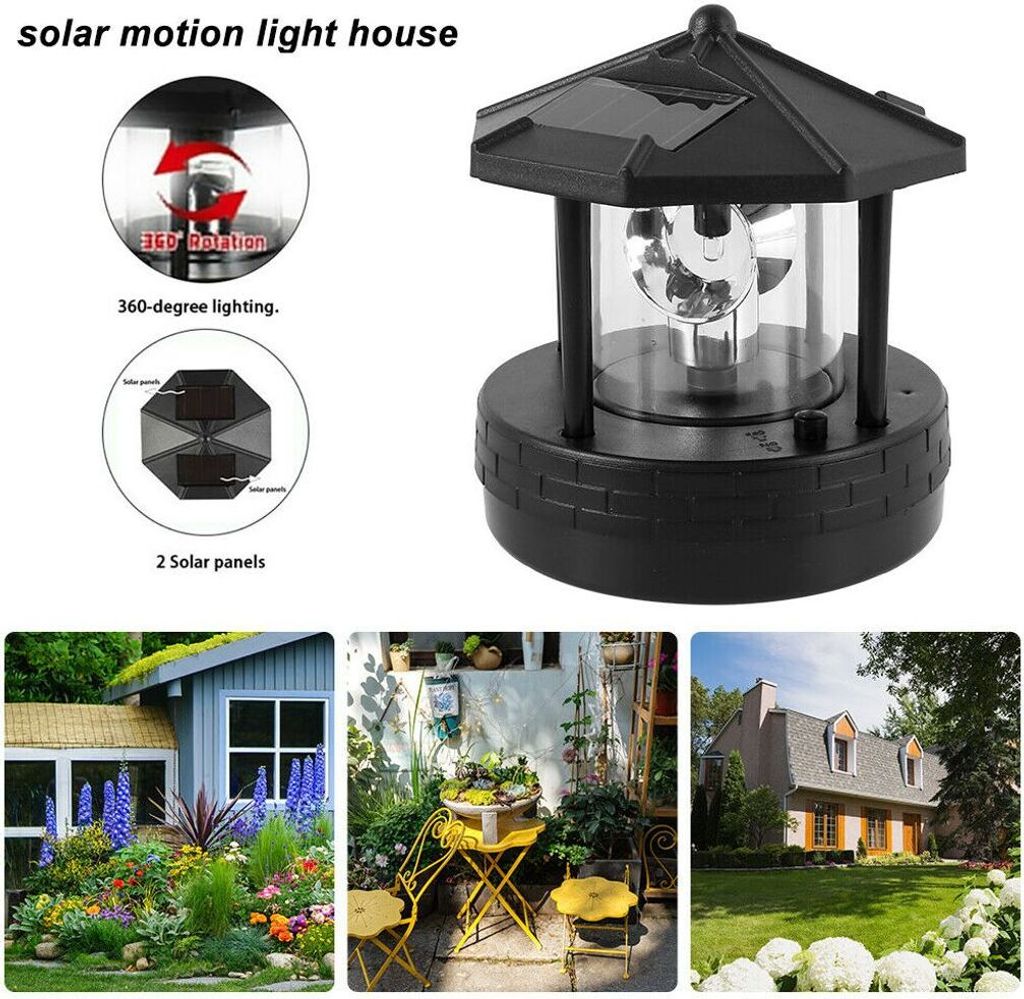 LED Rotierendes Leuchtturm Licht Solar | Kaufland.de
