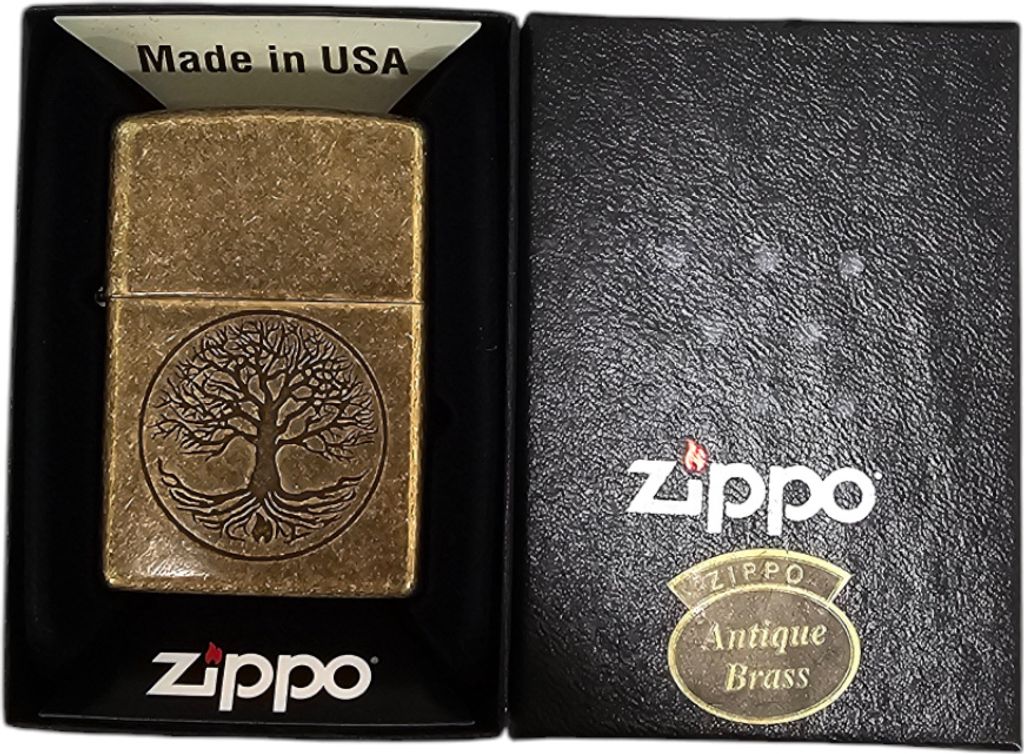 Zzapalovač ZIPPO TREE OF LIVE ANTIQUE BRASS | Kaufland.sk
