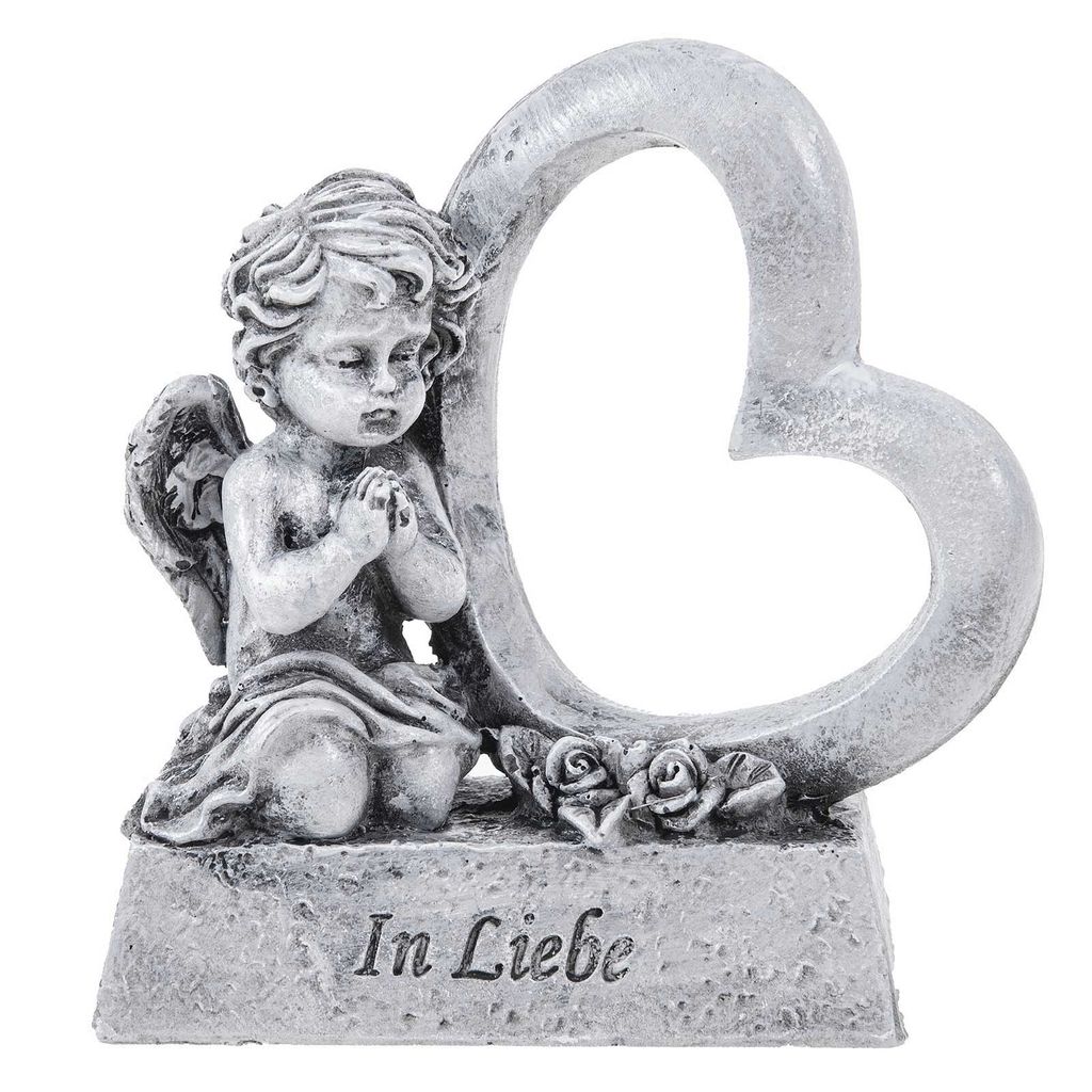 SIDCO Grabschmuck Engel Spruchstein Grab Herz | Kaufland.de
