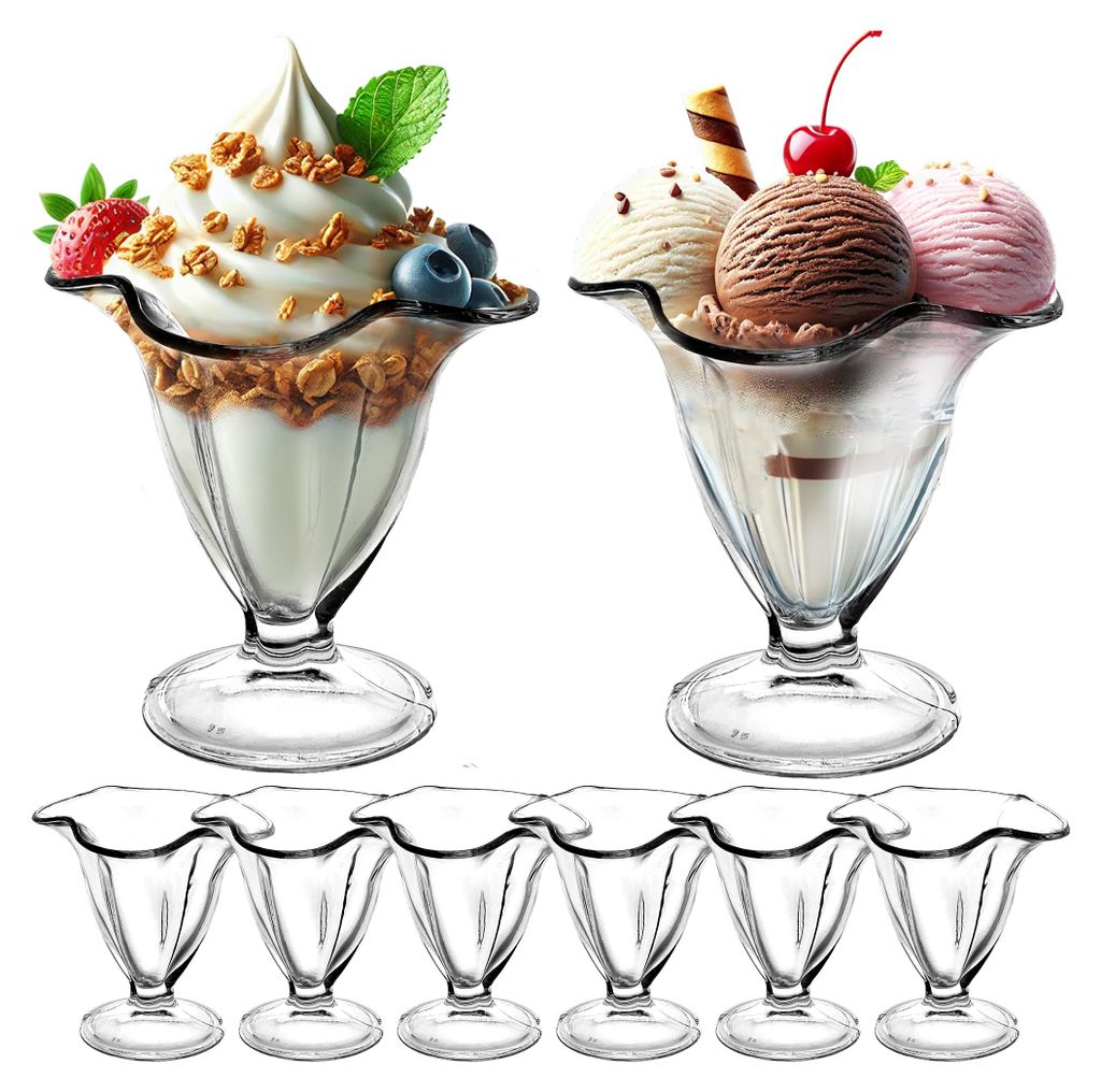 Eisbecher 6 Stück SET Eisschalen | Kaufland.de