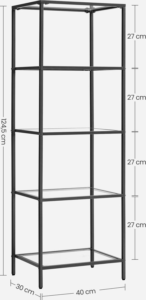 VASAGLE police na knihy, 1-dílná, stojící | Kaufland.cz
