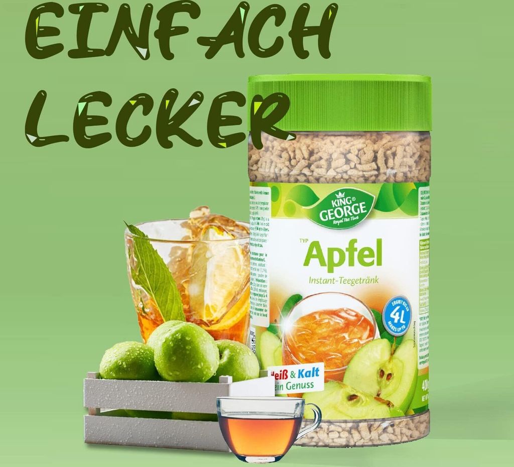 KING GEORGE Instant Tee Apfel 12 x 400g | Kaufland.de