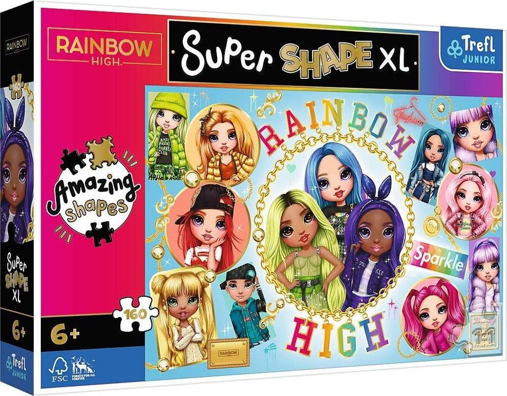 TREFL Puzzle Super Shape XL Rainbow High 160 | Kaufland.de