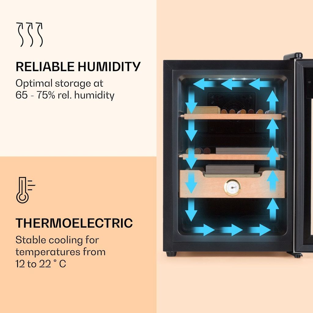 Klarstein El Presidente cigarový humidor - | Kaufland.sk