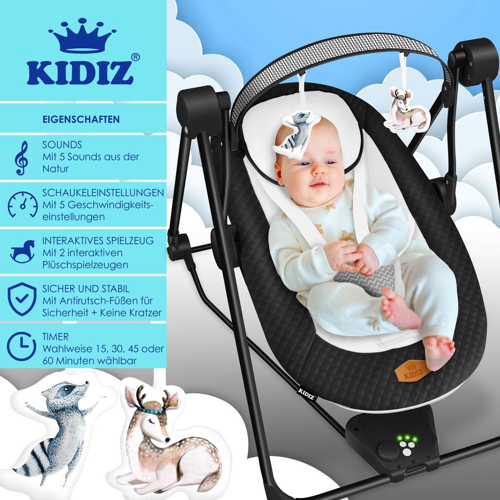 KIDIZ® Babywippe Babyschaukel mit 5 | Kaufland.de