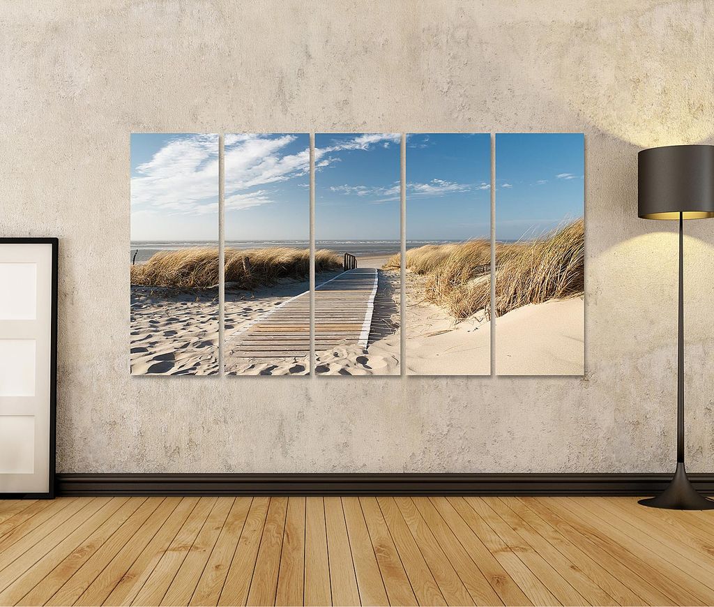 Bild auf Leinwand Weg Zum Strand Auf Langeoog | Kaufland.de