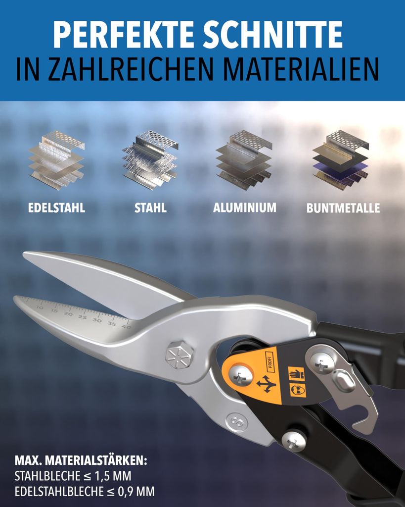 Blechschere Set gerader- & rechter Schnitt - | Kaufland.de