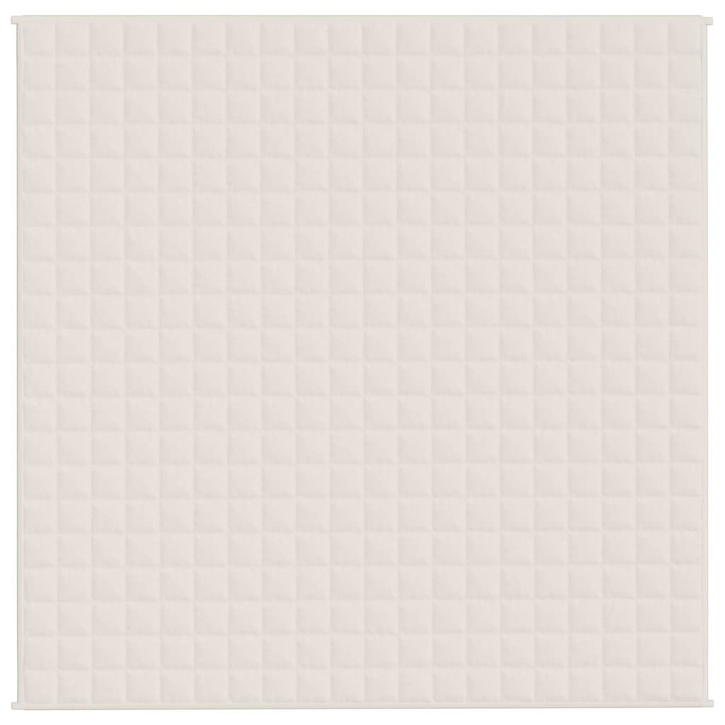 vidaXL zátěžová deka Light Cream 200x200 cm | Kaufland.cz