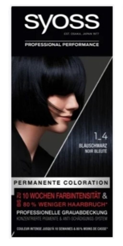 Syoss Permanentní barva na vlasy Blue Black | Kaufland.cz