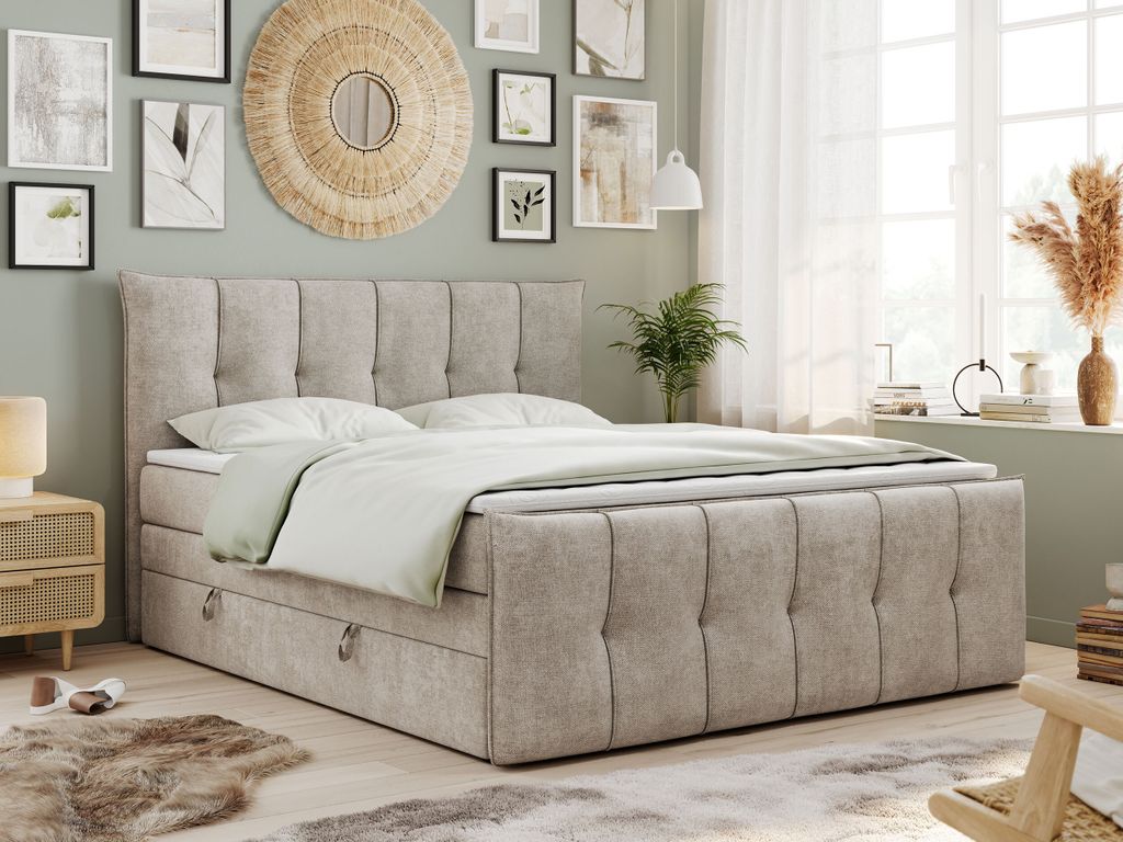 King Boxspringbett 180x200, Boxspringbett 180x200 mit