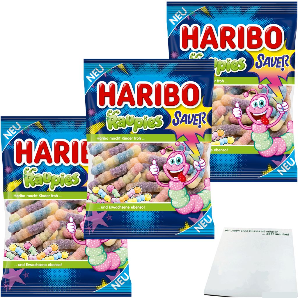Haribo Raupies Sauer 3er Pack (3x160g | Kaufland.de