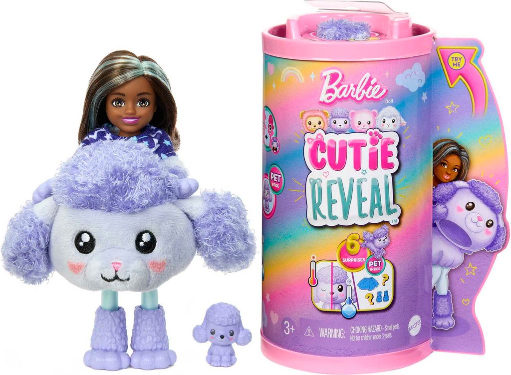 Barbie Cutie reveal Chelsea pastelová edice - | Kaufland.cz