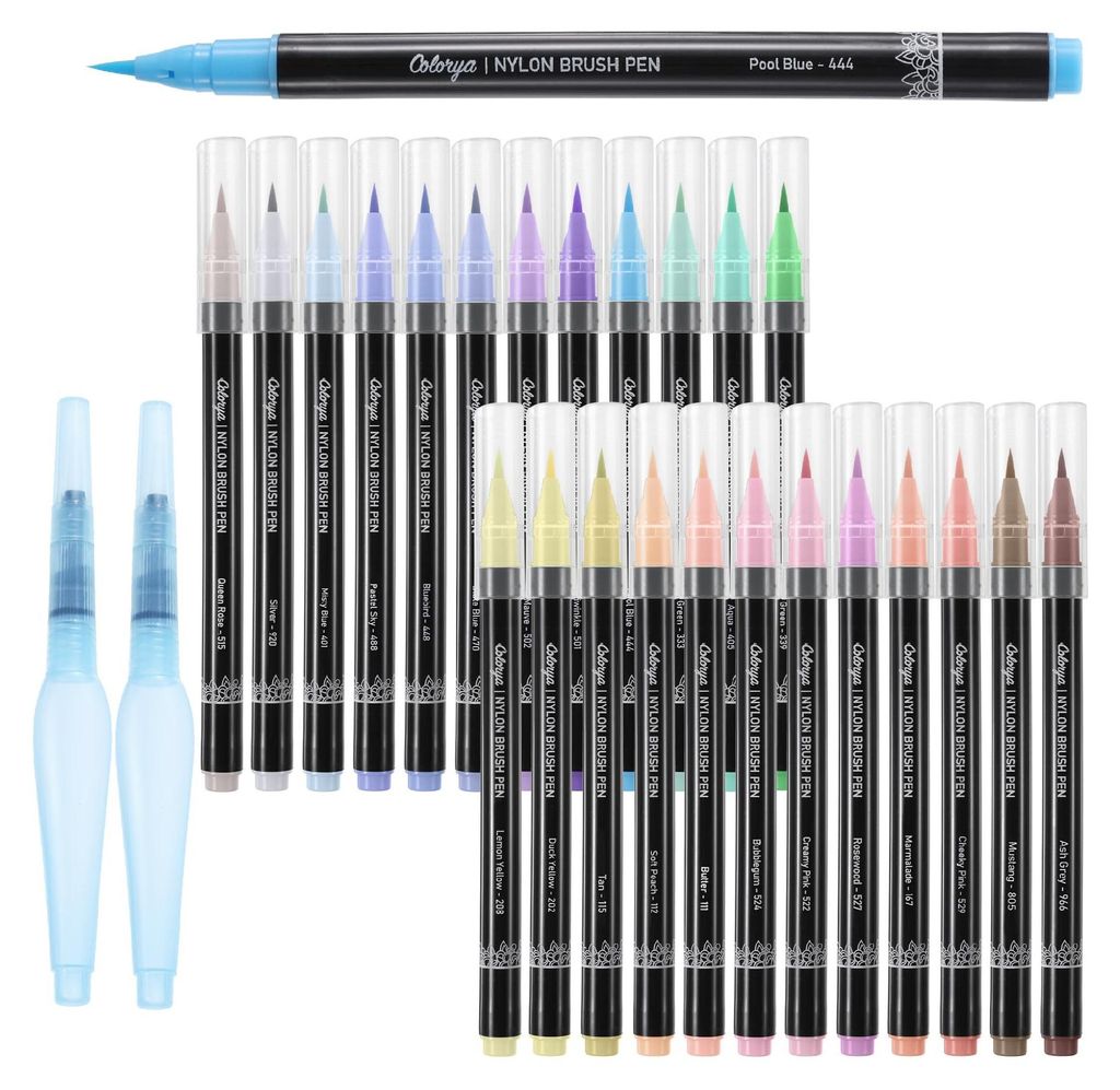Colorya 24 Brush Pen Stifte Set - Pinsel | Kaufland.de