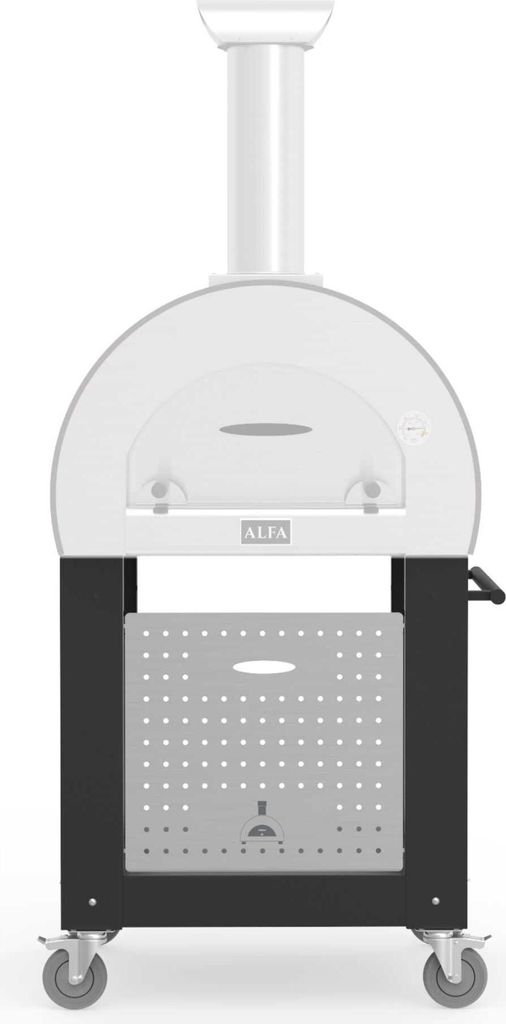 Alfa Forni Base für 5 Minuti Unterbau Schwarz Gasgrills